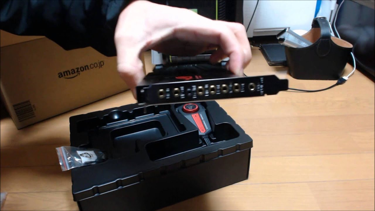 サウンドカード XONAR PHOEBUS 購入 - YouTube