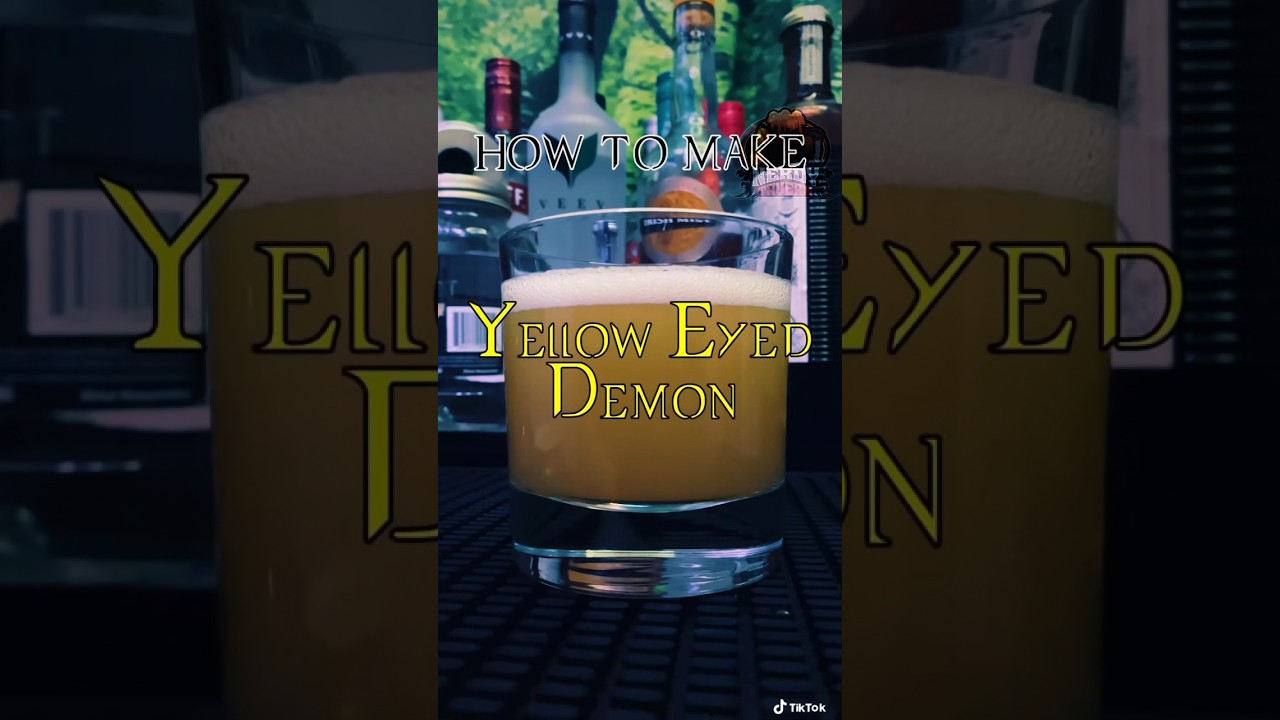 Yellow Eyed Demon (A cocktail inspired by Supernatural) #cocktail # ...