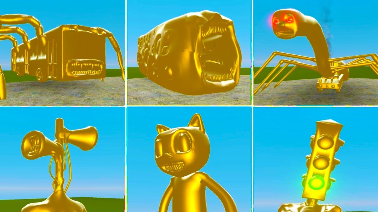 GOLDEN TREVOR HENDERSON CREATURES in GMod!! Garry's Mod Sandbox - YouTube