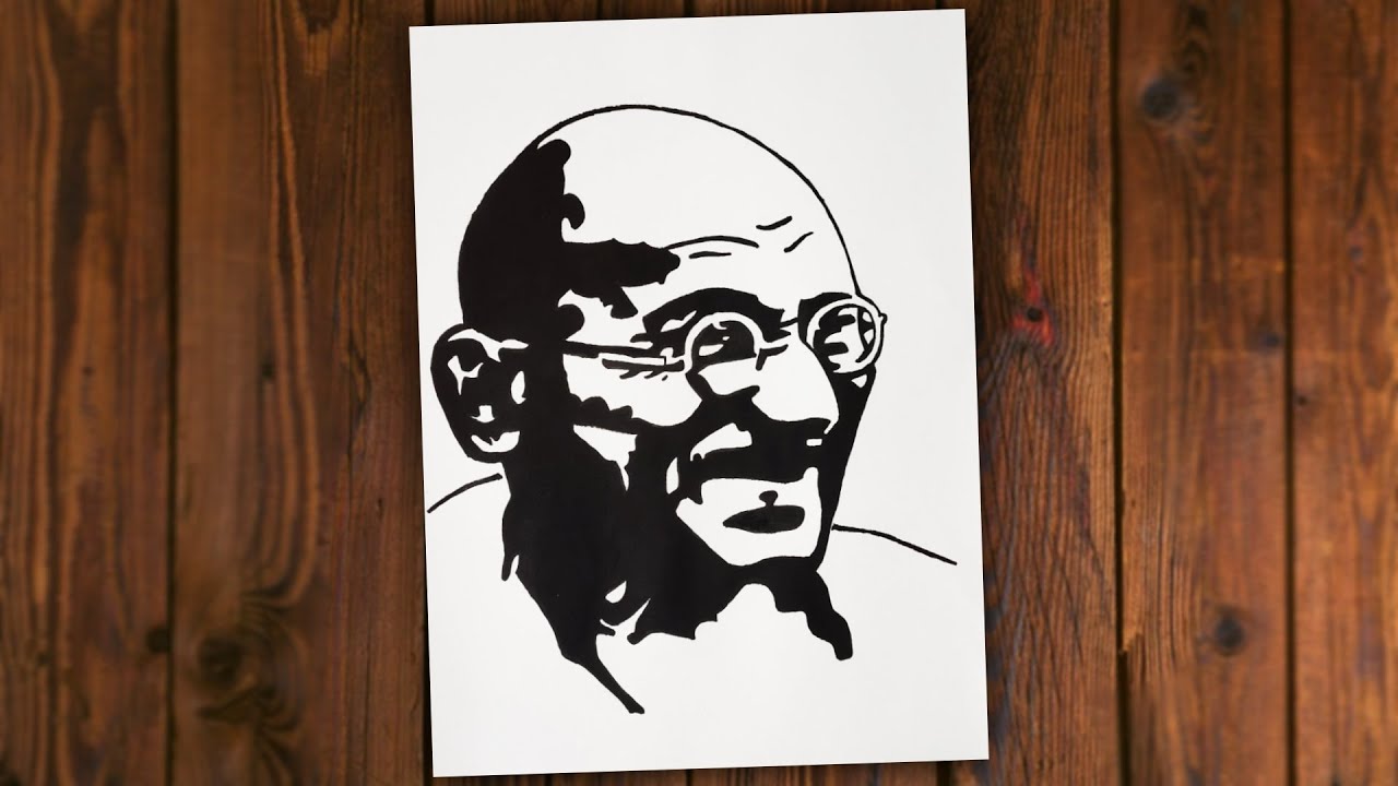 Gandhi Stencil
