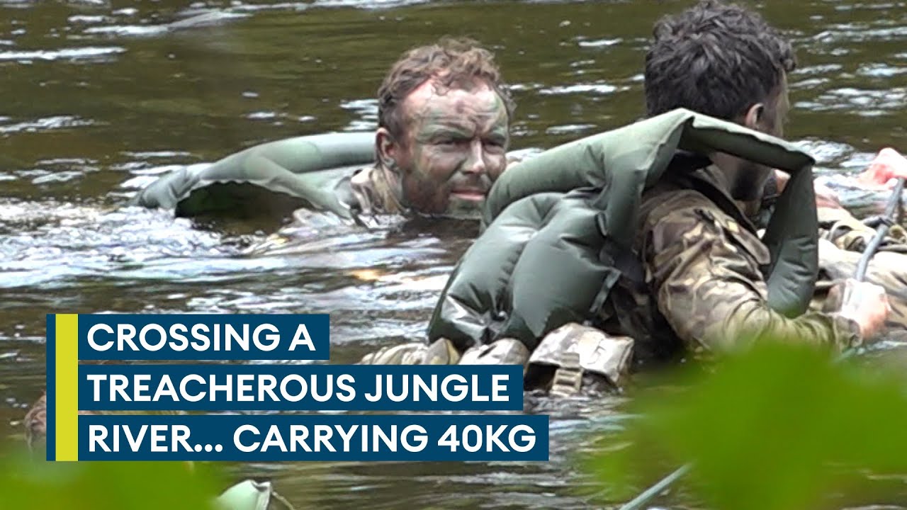 The tactical art behind a British Army jungle river crossing - YouTube