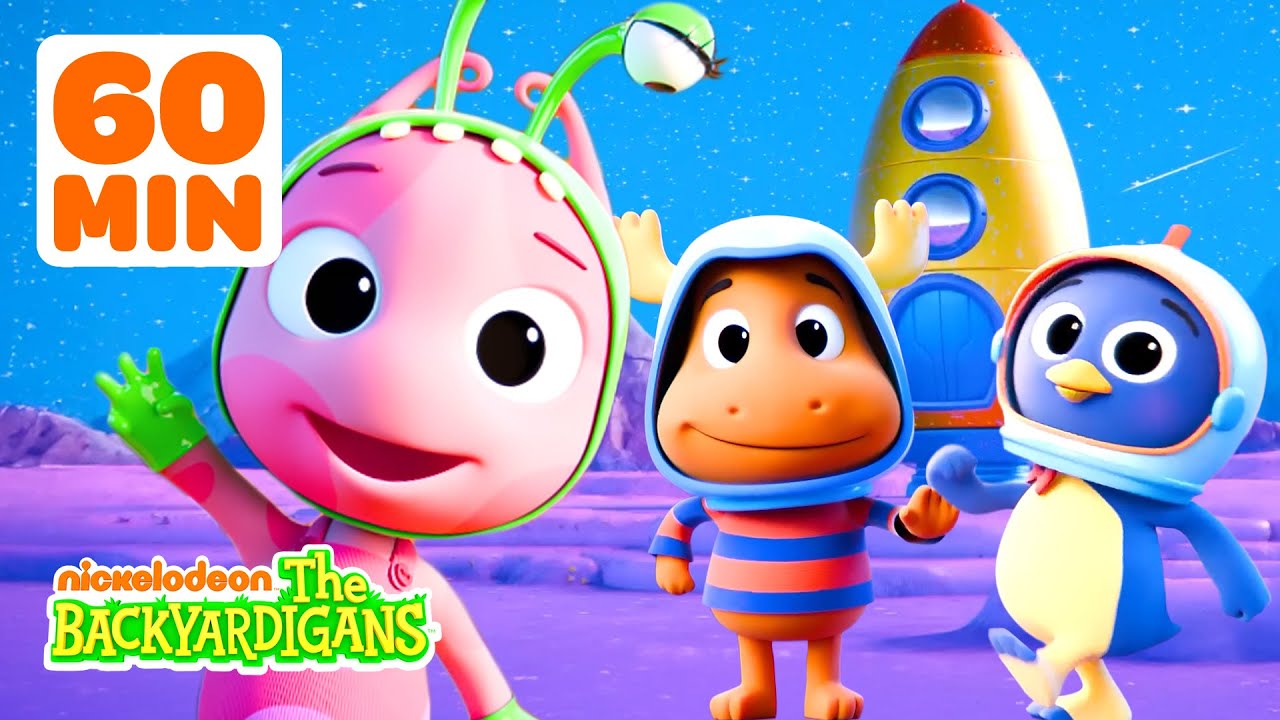 Astronauts Tyrone & Pablo Get Help From Space Alien Uniqua! | 1 Hour ...