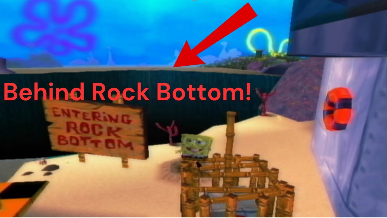 Spongebob Squarepants: Battle for Bikini Bottom - Getting Behind Rock ...