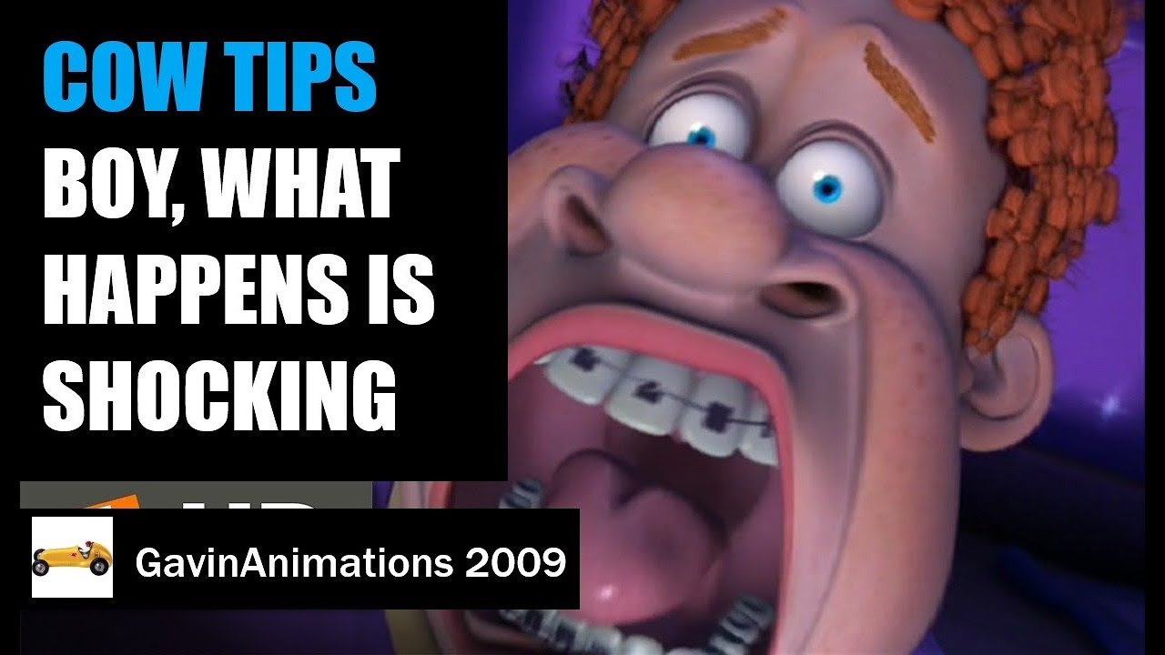 COW TIPS BOY, WHAT HAPPENS IS SHOCKING - YouTube