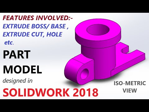 LEARNING PART MODELING STEP BY STEP DESIGN IN SOLIDWORK 2018.(PART ...