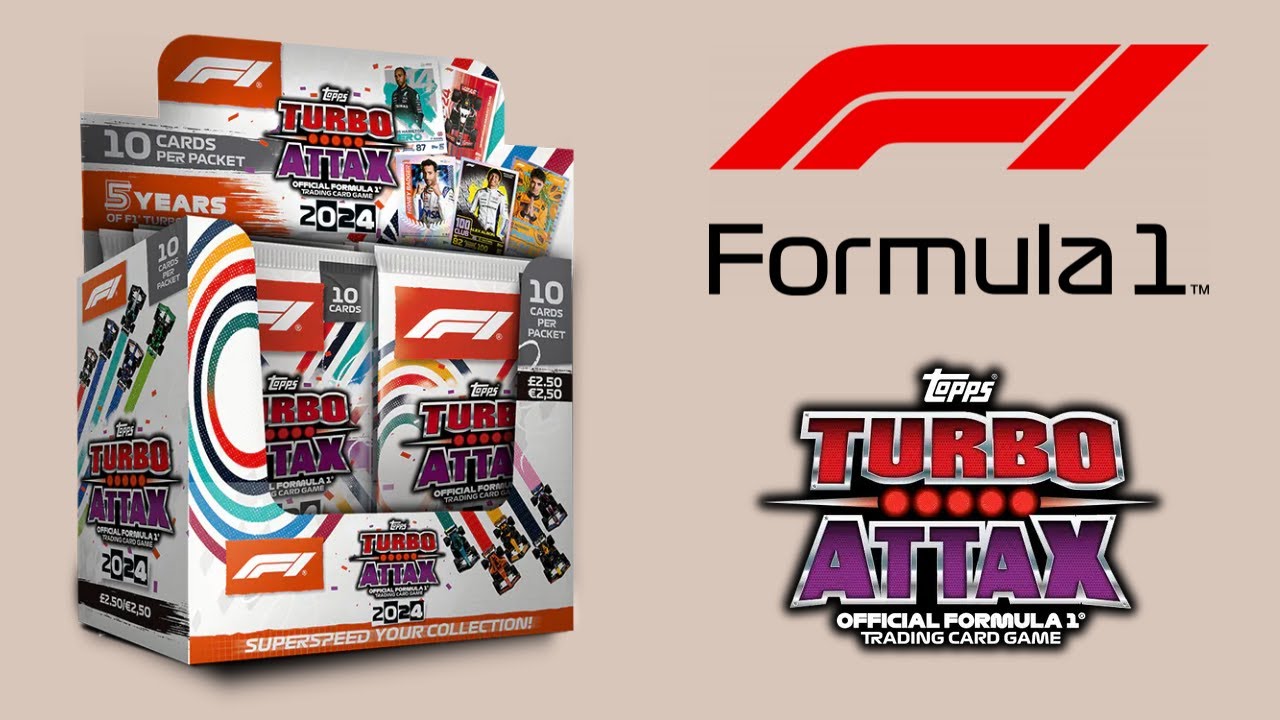 A NEW F1 SET! Opening an ENTIRE Booster Box of 2024 Turbo Attax Formula ...