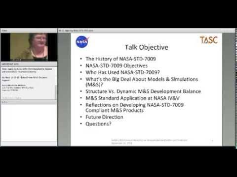 2013 NASA IV&V Workshop - Applying NASA-STD-7009 Standard to Models and ...