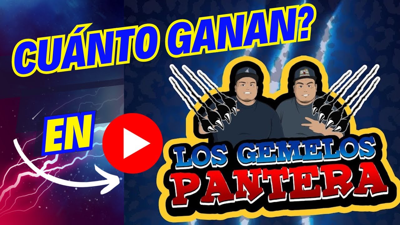 🔥💲Cuánto Gana LOS HERMANOS PANTERA en Youtube? - YouTube