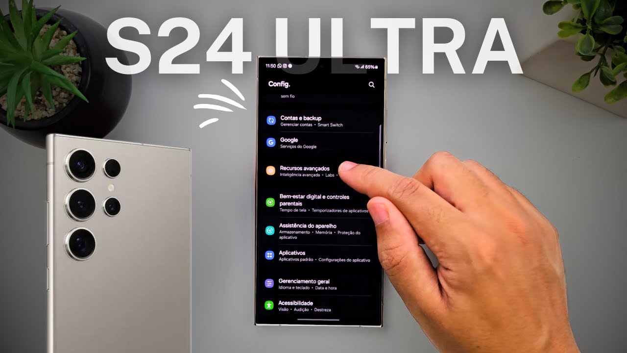PRIMEIRAS CONFIGURAÇÕES DO GALAXY S24 ULTRA | Dicas - YouTube