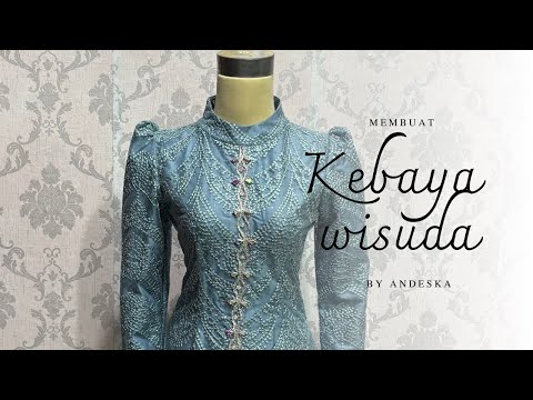 Kebaya wisuda simpel