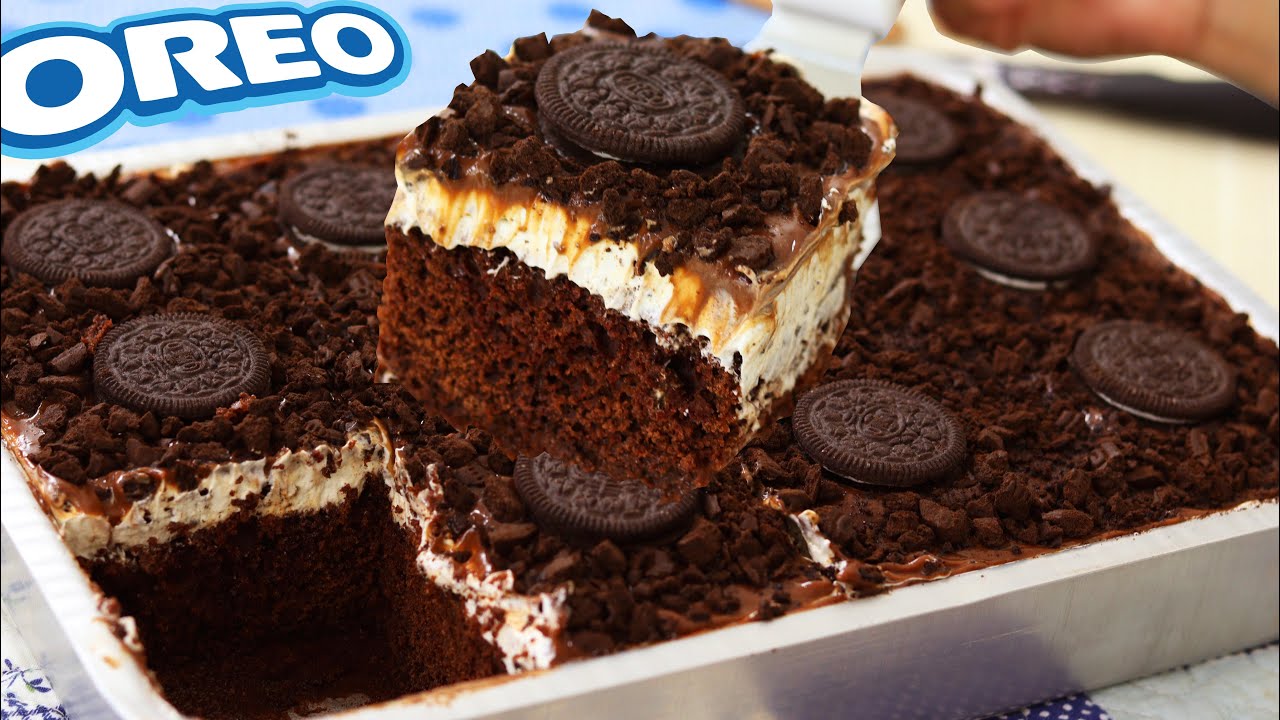 BOLO GELADO DE CHOCOLATE E OREO SUPER ÚMIDO E CREMOSO - PEDACINHOS DE ...