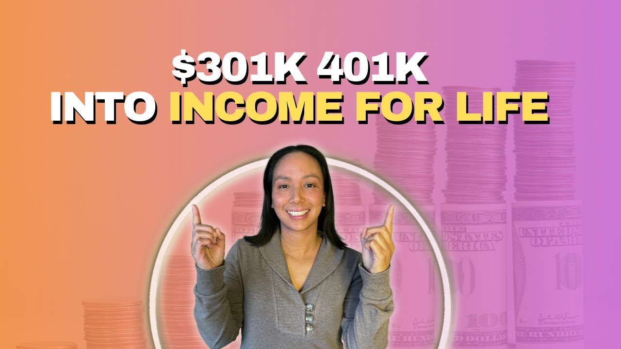 $300K 401k into income for life - YouTube