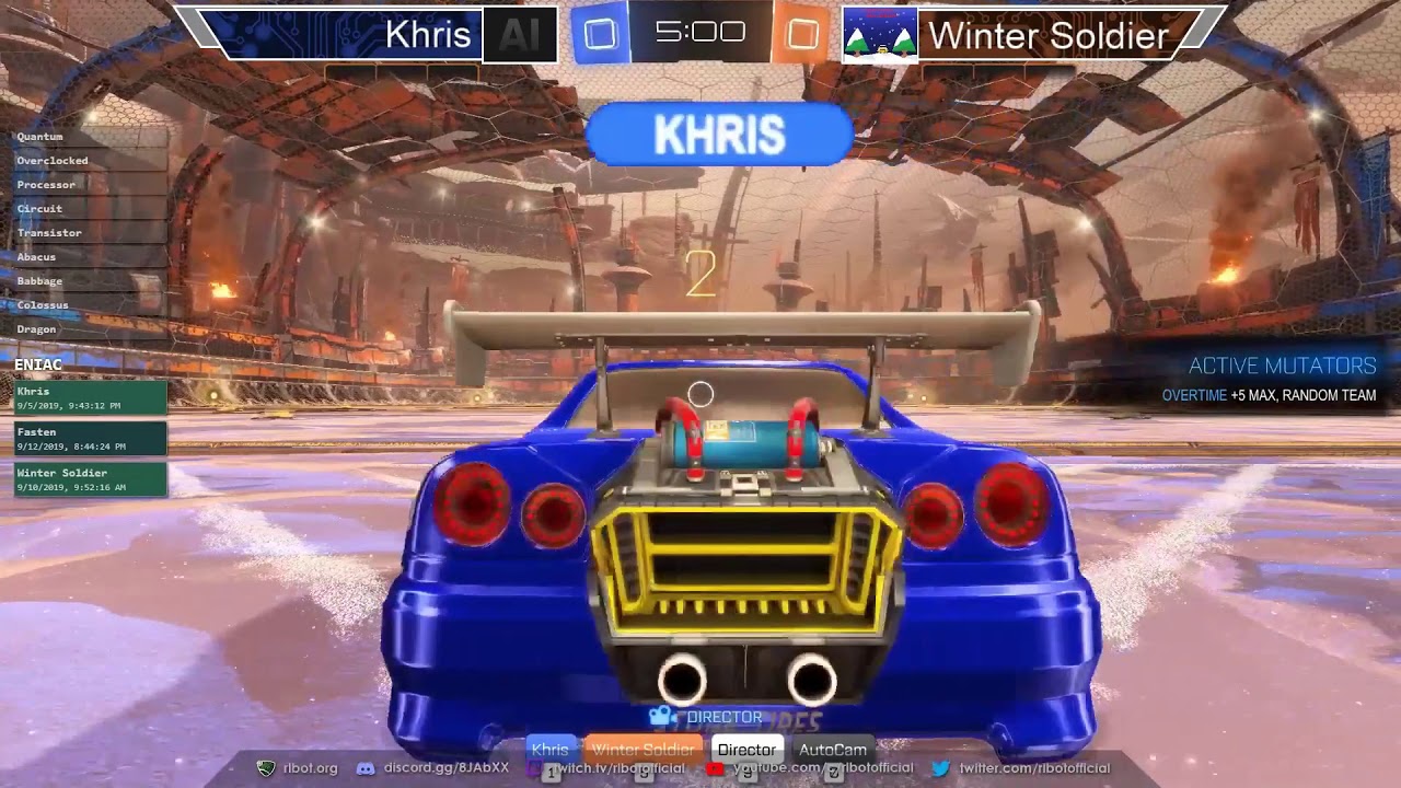 League Play Week 2 - Custom Rocket League Bots - YouTube