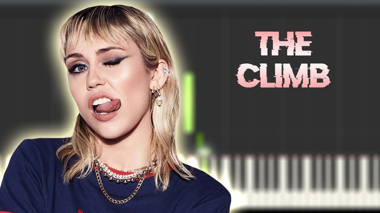 Miley Cyrus - The Climb | Instrumental Piano Tutorial / Partitura ...