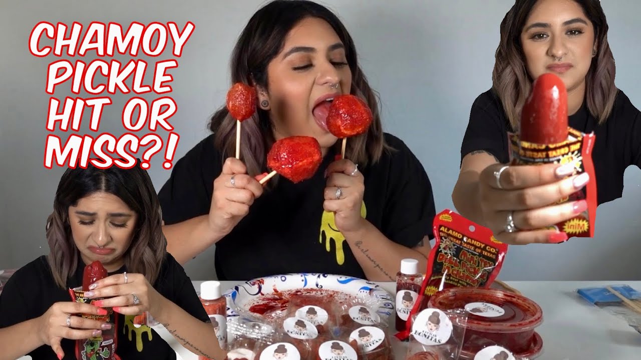CHAMOY PICKLE FIRST IMPRESSION (dulces enchilado) - YouTube