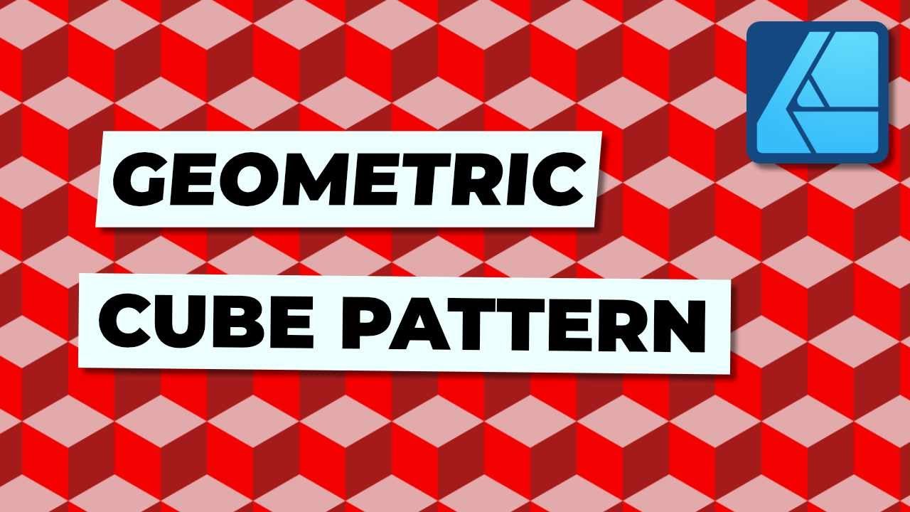 How to Create a Geometric Cube Pattern in Affinity Designer - YouTube