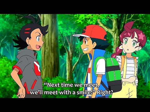 Ash meets Goh with a smile - Pokemon Journeys Episode 135 Eng subbed ...