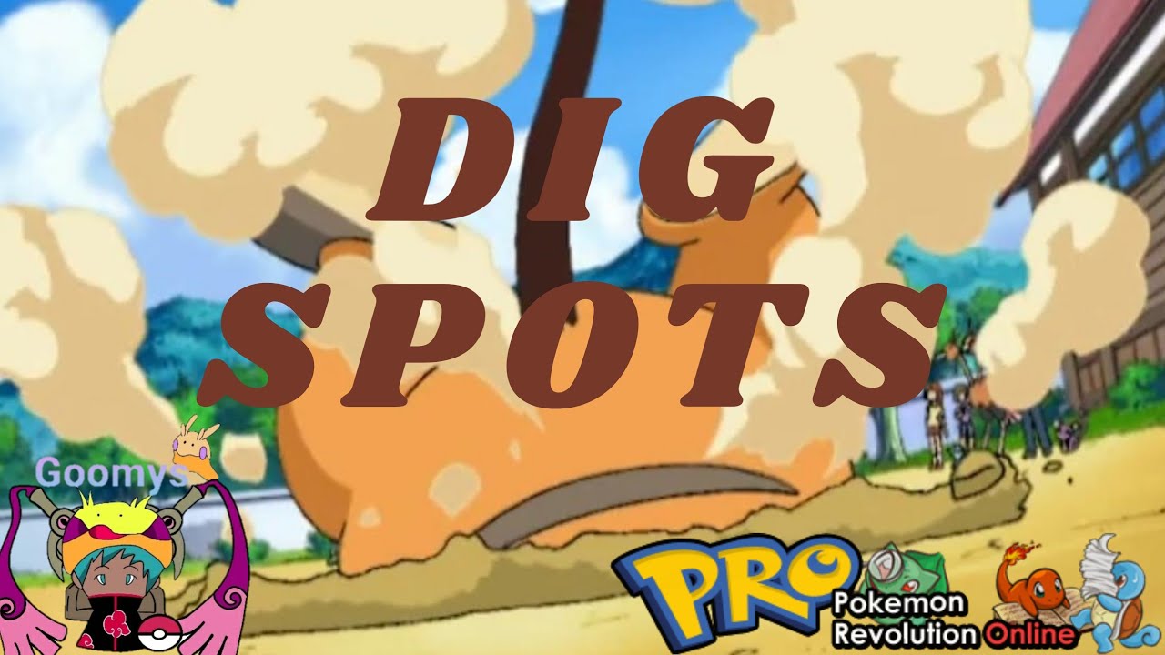 Dig Spots : [Pro] Pokemon Revolution Online Guide - YouTube