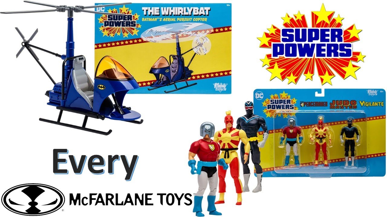 ***see newer video*** Every McFarlane Toys DC Super Powers Comparison ...