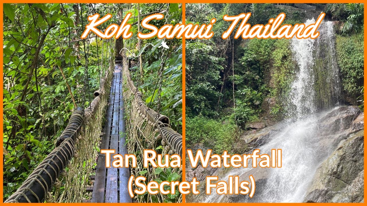 Tan Rua Waterfall (Secret Falls) - Koh Samui Thailand 2022 - YouTube
