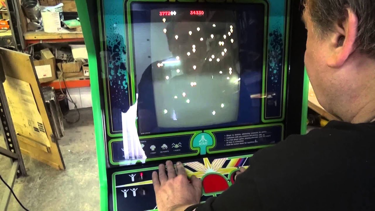 #646 Atari CENTIPEDE Arcade Video Game with new Side Art! TNT ...