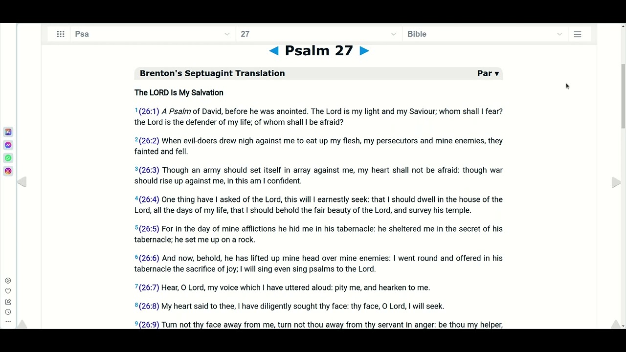 09 21 Scripture Psalms 27:1 3 - YouTube