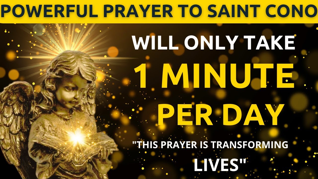 POWERFUL PRAYER TO SAINT CONO: Money comes to me with joy and glory ...