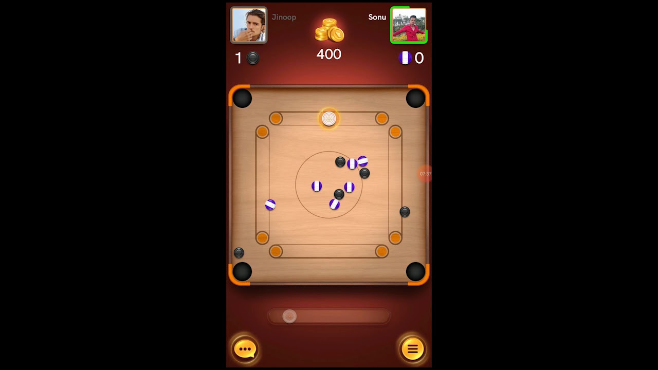 Carrom Disc Pool..how to play and winner ........... - YouTube