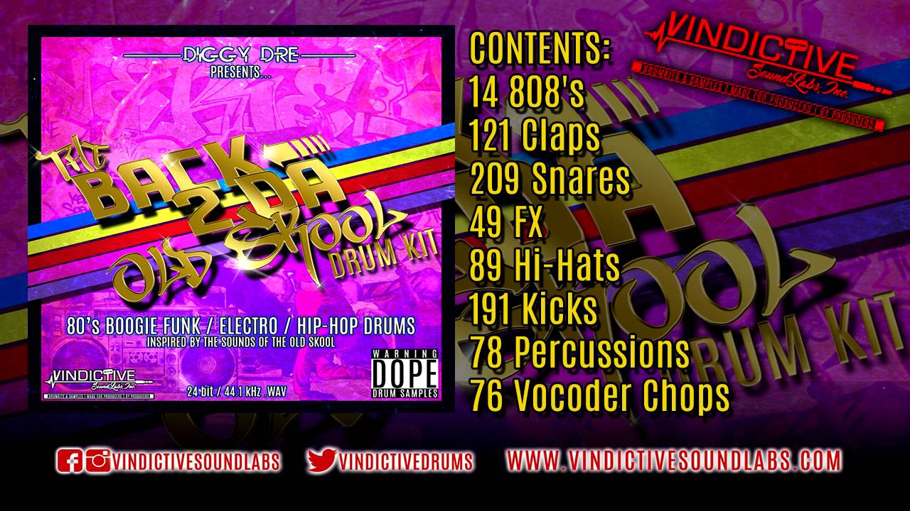 VSL - THE BACK 2 DA OLD SKOOL DRUM KIT - DEMO - NU DISCO - BOOGIE FUNK ...