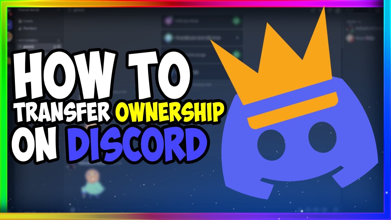 How To TRANSFER OWNERSHIP On A DISCORD Server!! - YouTube