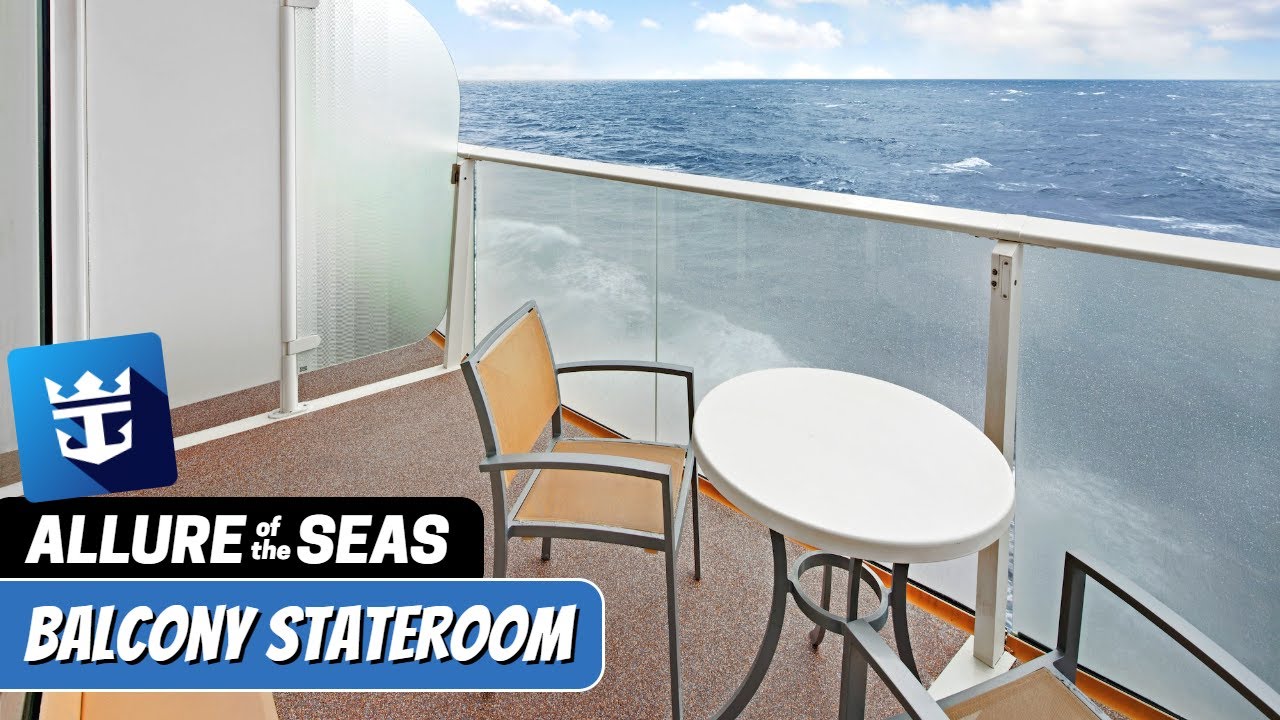 Allure of the Seas | Ultra Spacious Balcony Stateroom Tour & Review 4K ...