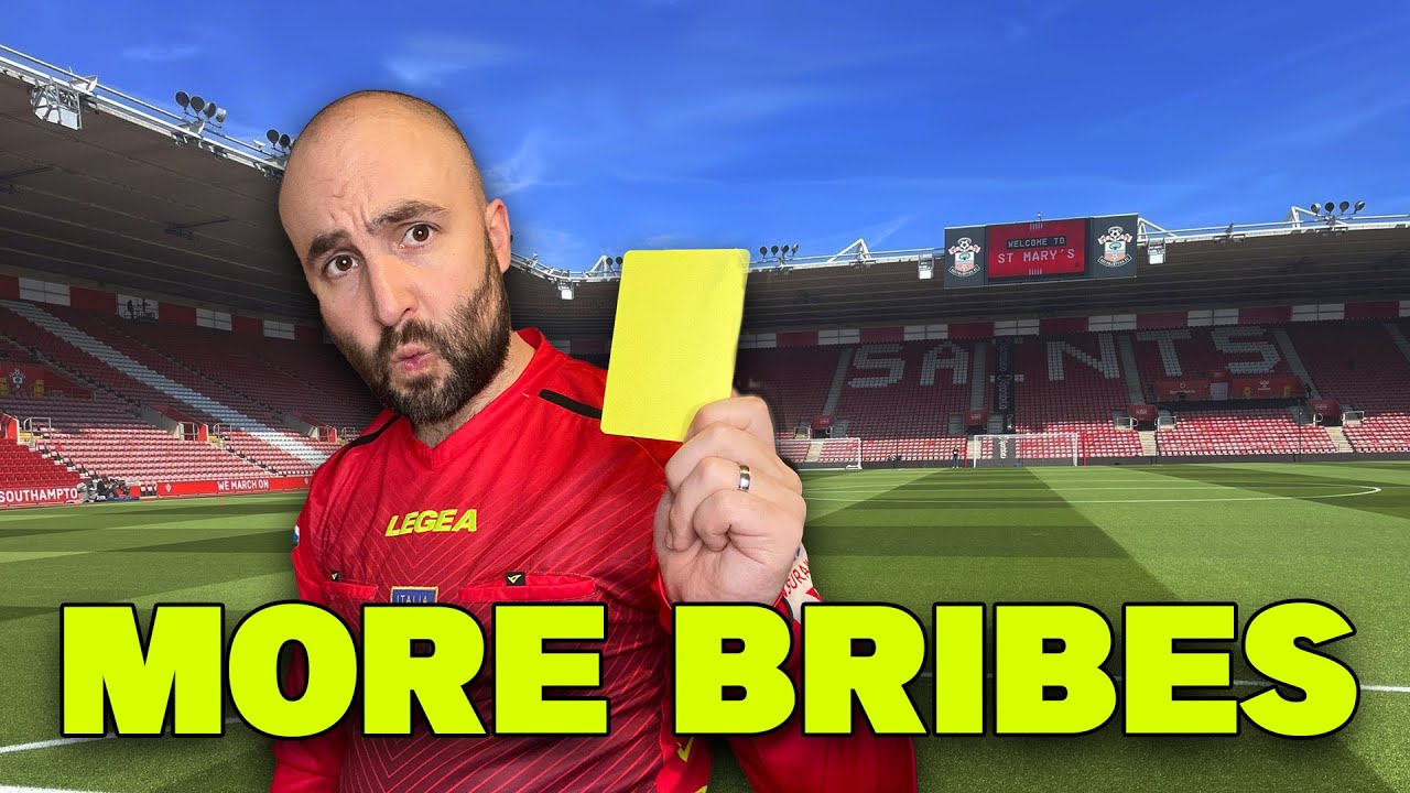 Dodgy teams try to BRIBE me in Football Referee Simulator - YouTube