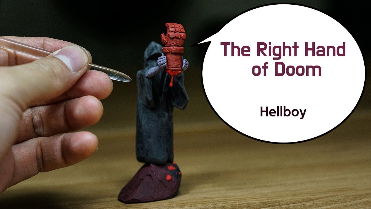 The Right Hand of Doom(Hellboy) - Polylmer clay Tutorial - YouTube