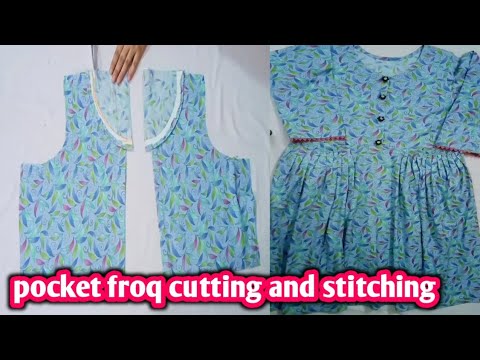 pocket froq cutting and stitching | side pennel frock design ideas for ...