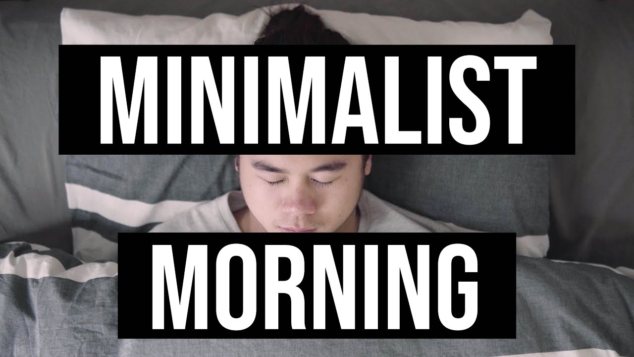 My minimalist morning routine - YouTube