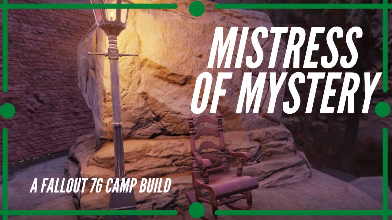 Mistress of Mystery fallout 76 C.A.M.P. build - YouTube