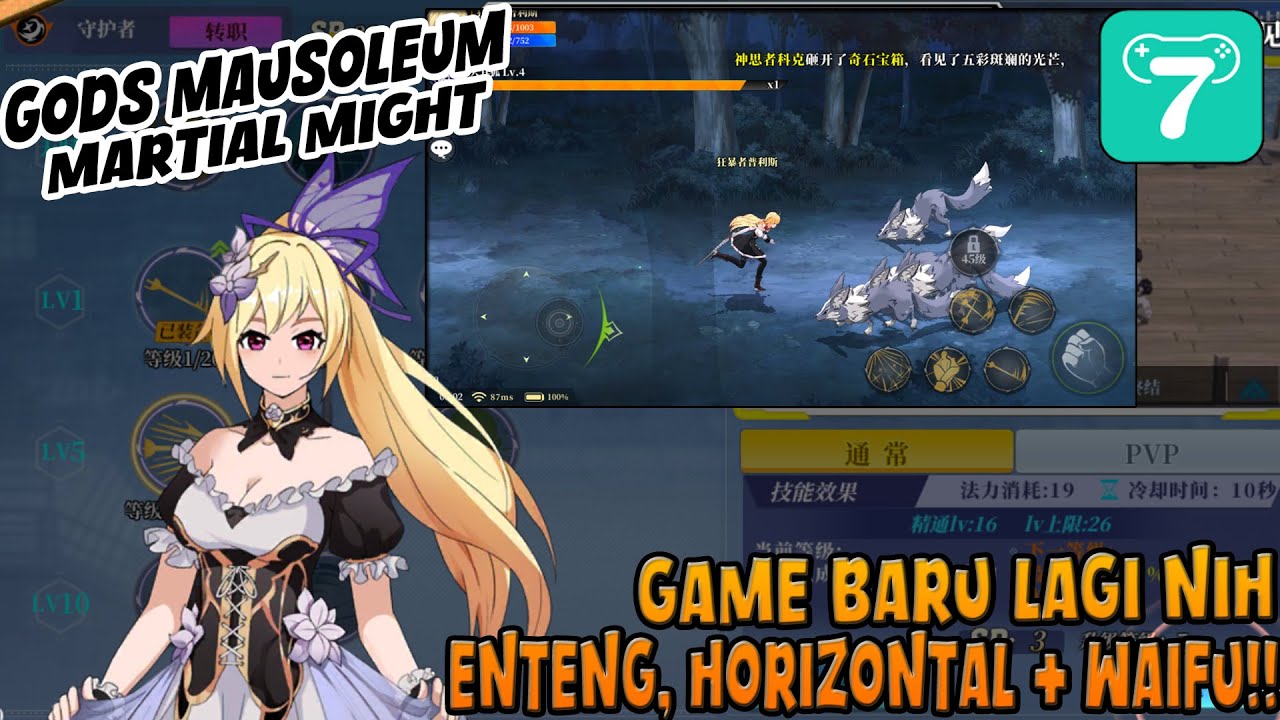 Wah ini baguss banget | Baru aja RELEASE Waifu + Arena + combat | Gods ...