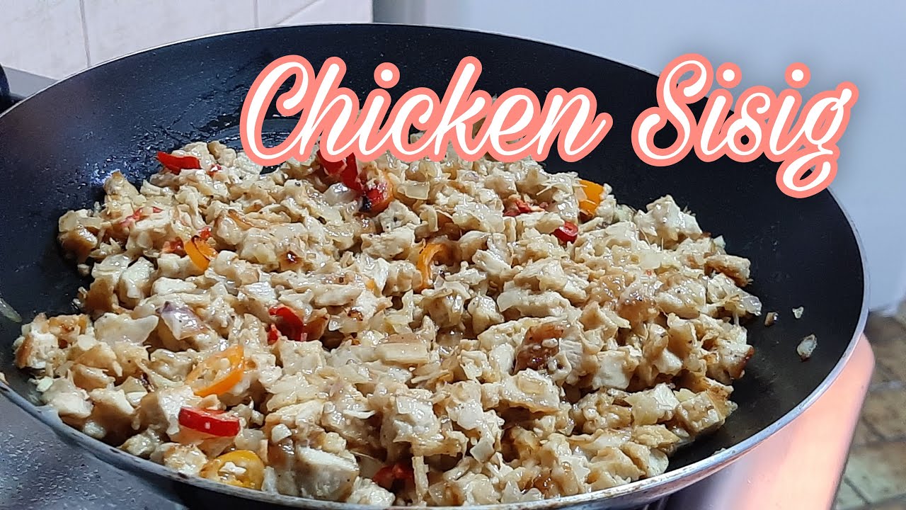 CHICKEN SISIG RECIPE - YouTube