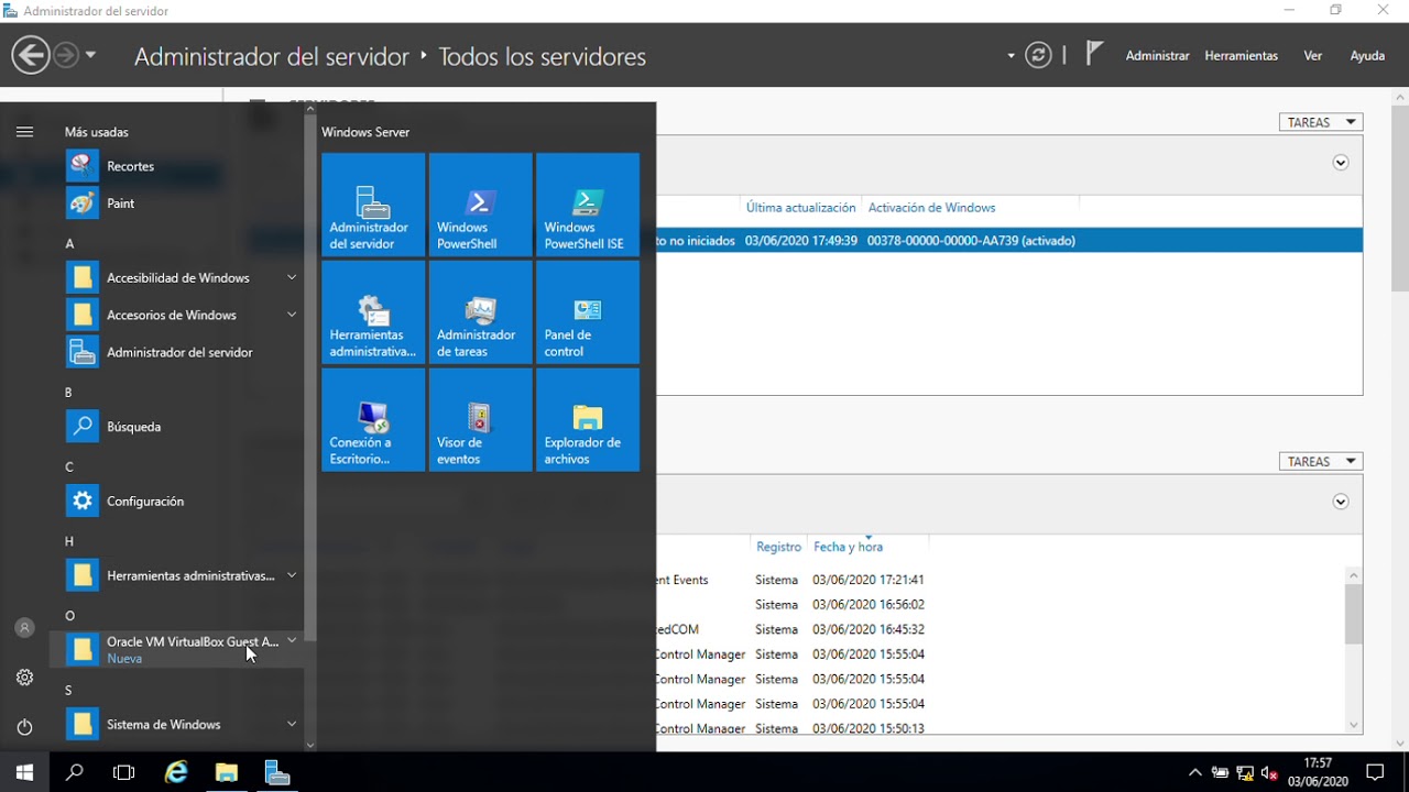 más funciones y sobre todo más windows server en profundidad - YouTube