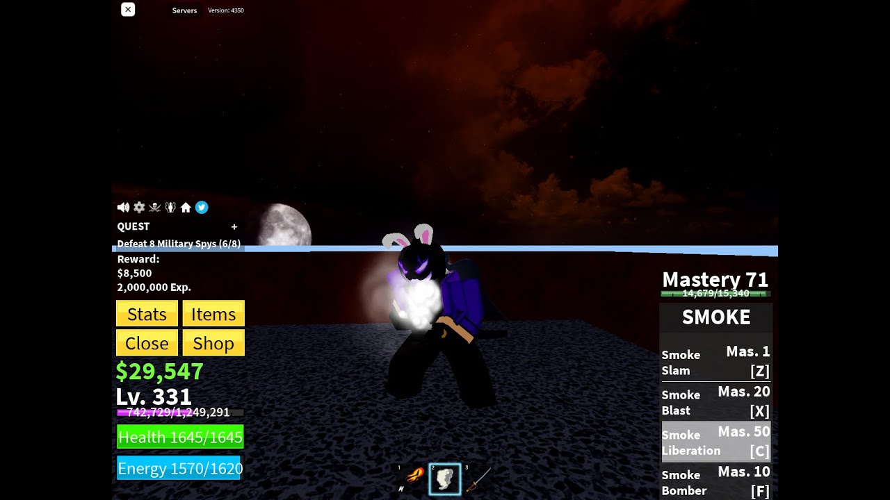 showcasing a kind of good combo with smoke fruit in blox fruits! - YouTube