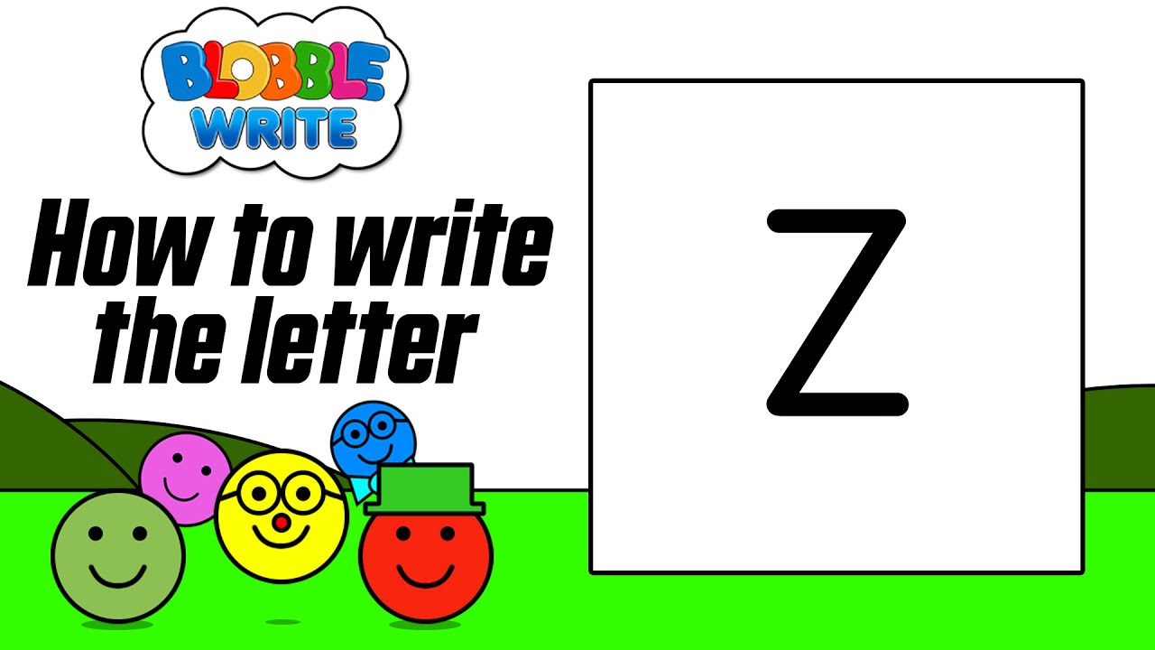 How to write a capital Z - YouTube