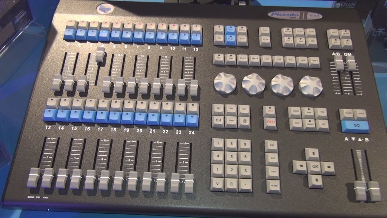 LT-Light Picollo II S24-1000 Lighting Console Review - YouTube