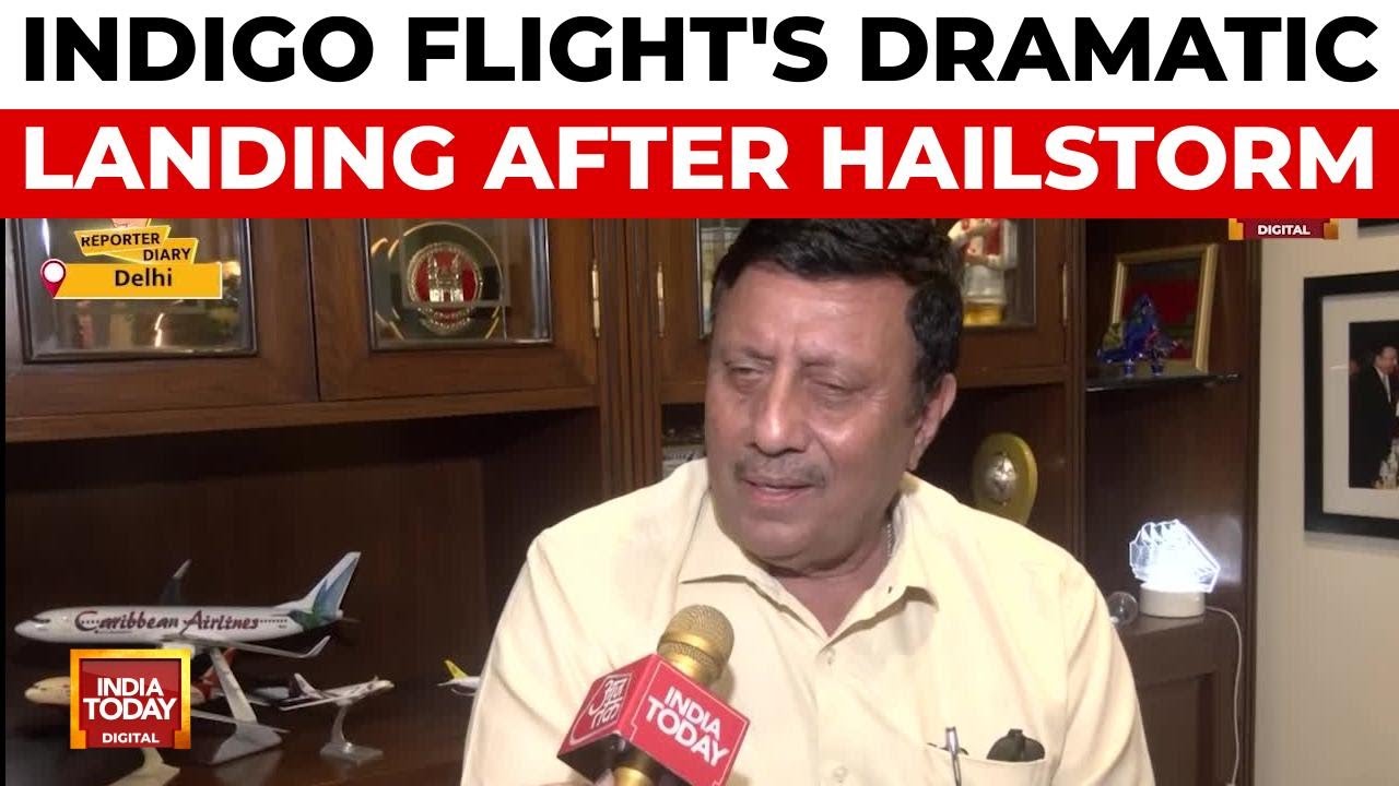 Indigo Flight Lands Safely In Srinagar After Hailstorm Damages Nose ...