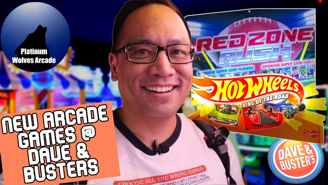 Playing the new Red Line Rush, Hot Wheels arcade game & more at Dave ...