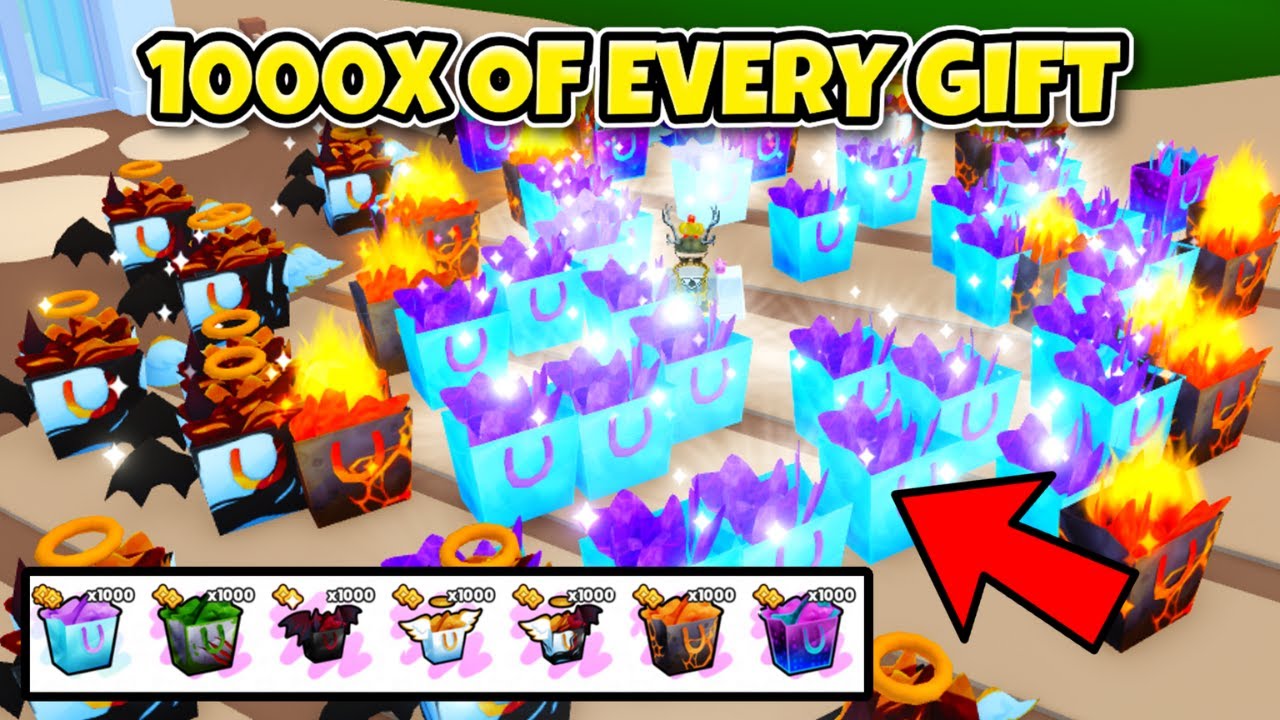 I Opened 1000x of EVERY GIFT in Pet Simulator 99! - YouTube