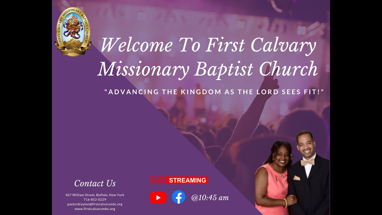 First Calvary Worship Service - YouTube