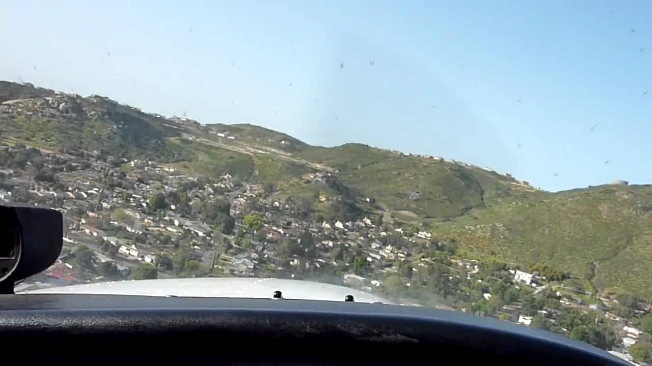 Downwind, base & final rwy 27L KSEE - YouTube