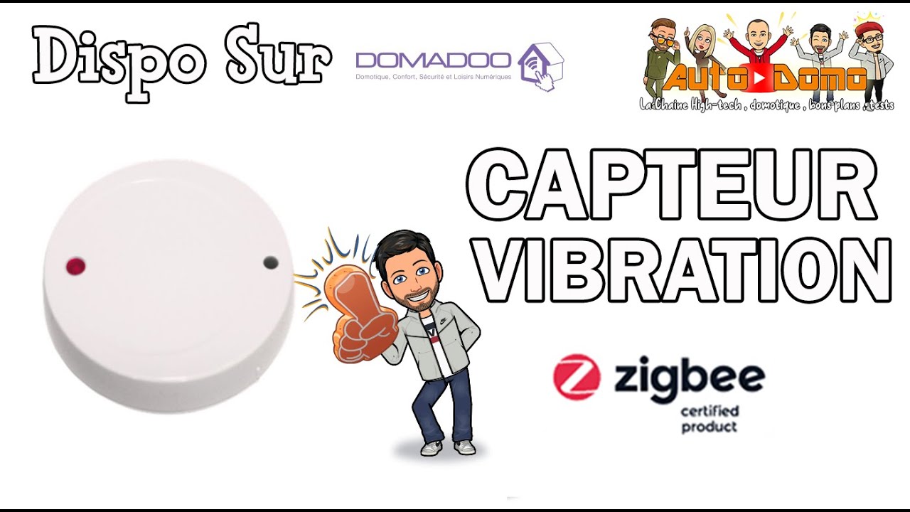 le capteur de vibration zigbee "Smabit" - YouTube
