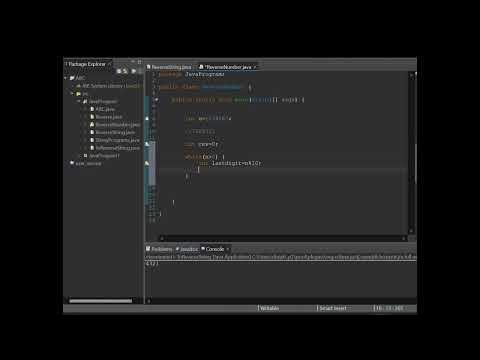 #Reverse Number using Java #How will reverse the number using Java - YouTube