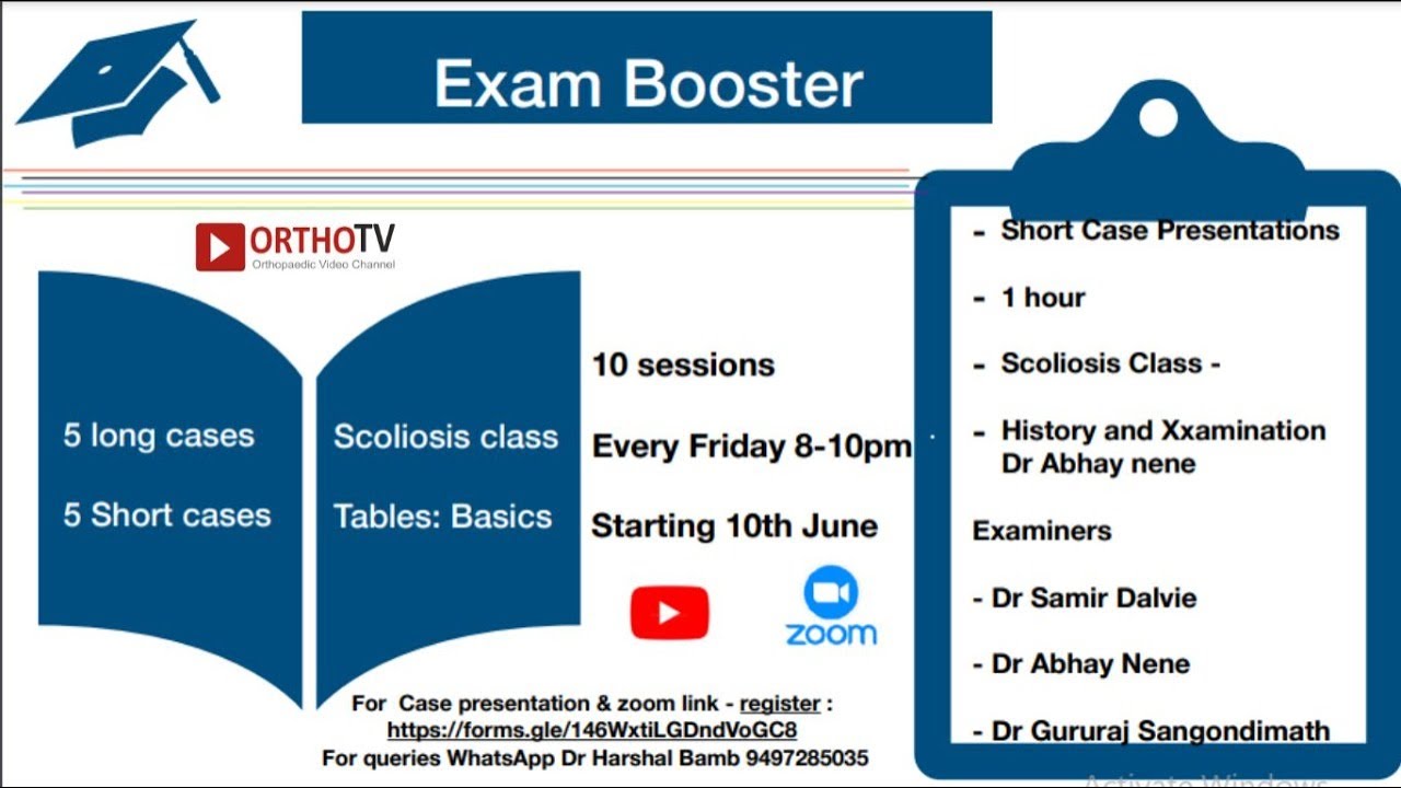 Exam Booster – 5 Short Cases – 5 Long Cases - YouTube